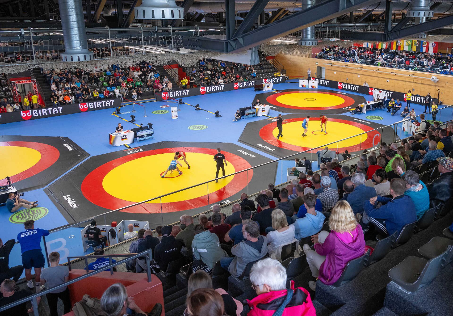 Deutsche Meisterschaften im Ringen 2025 wieder in der Untermainhalle - Landkreis Miltenberg